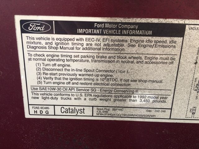 Attempting to identify emissions calibration and validate correct ECM ...