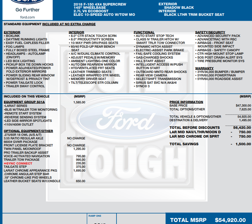 Just tell us your under invoice price paid. - Page 789 - Ford F150 ...