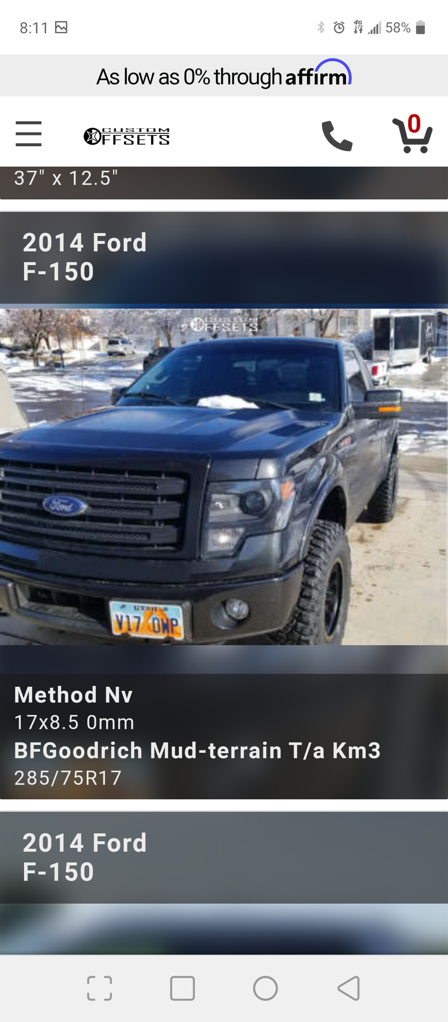 Got zero offset wheels? please post them here - Ford F150 Forum ...