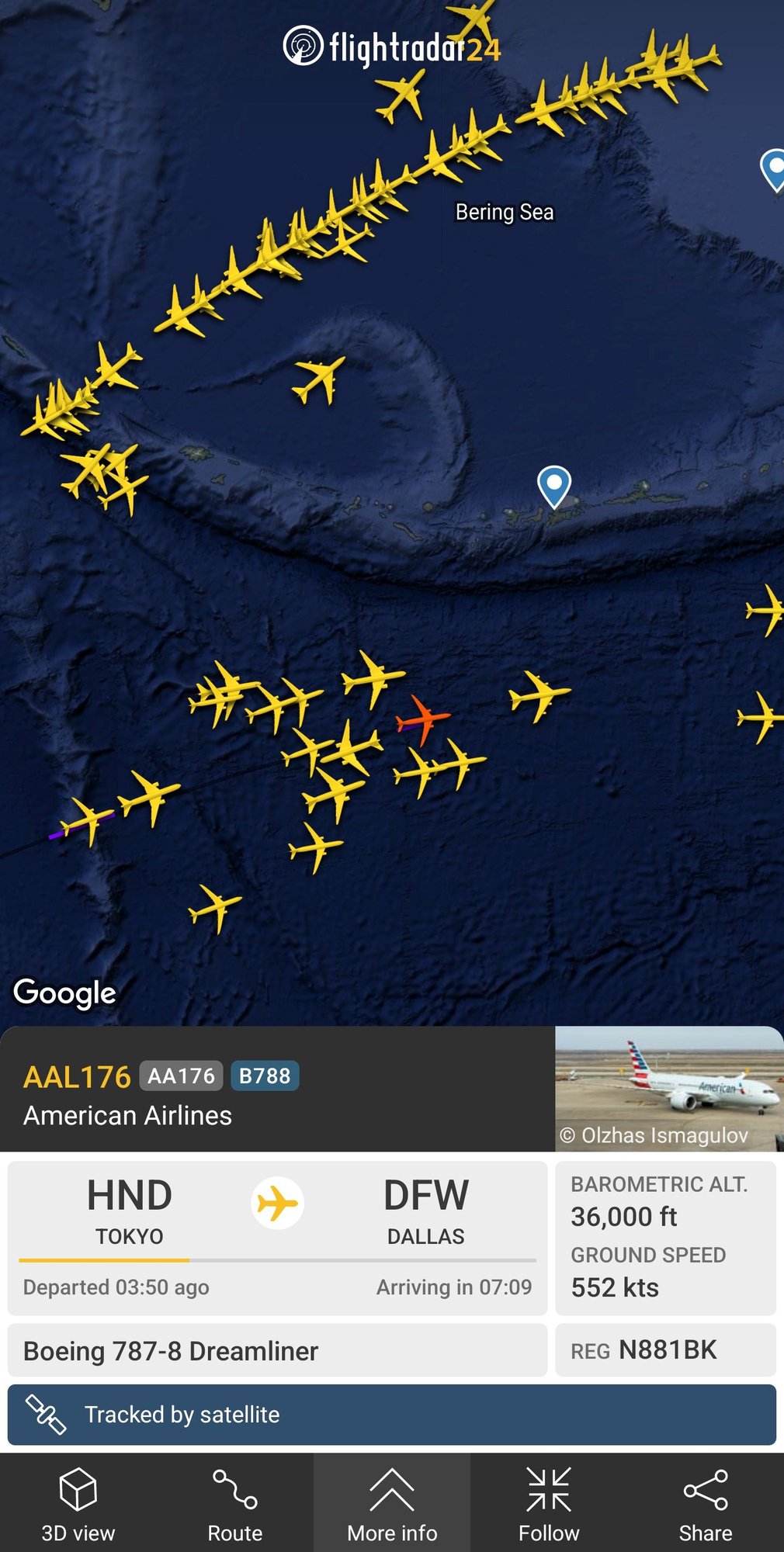 Weird flight map for UA 31 on 07/21 (only on flightstats) - FlyerTalk ...