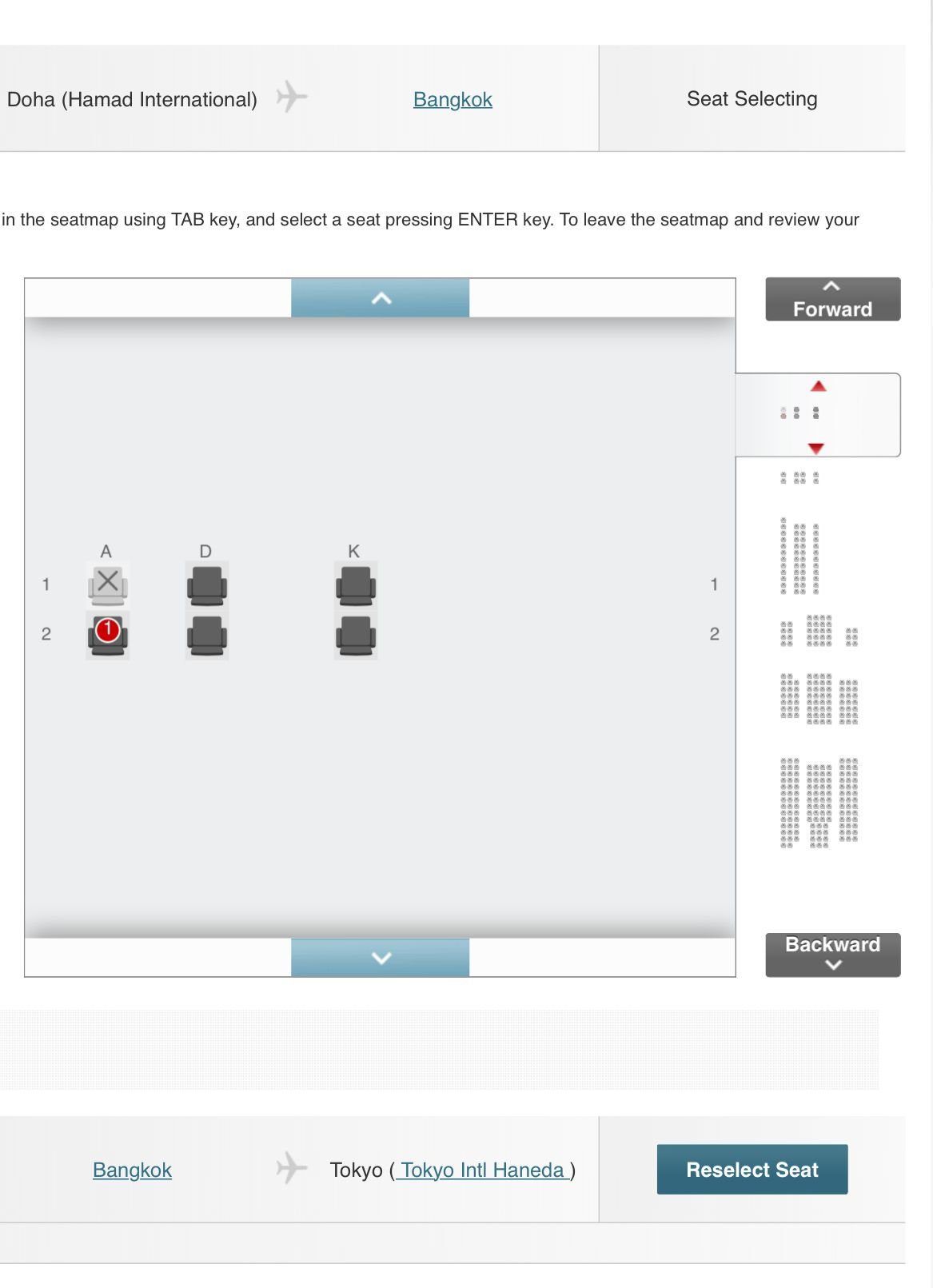 ex-CX 77W on QR828 rotation DOH-BKK-DOH? - FlyerTalk Forums