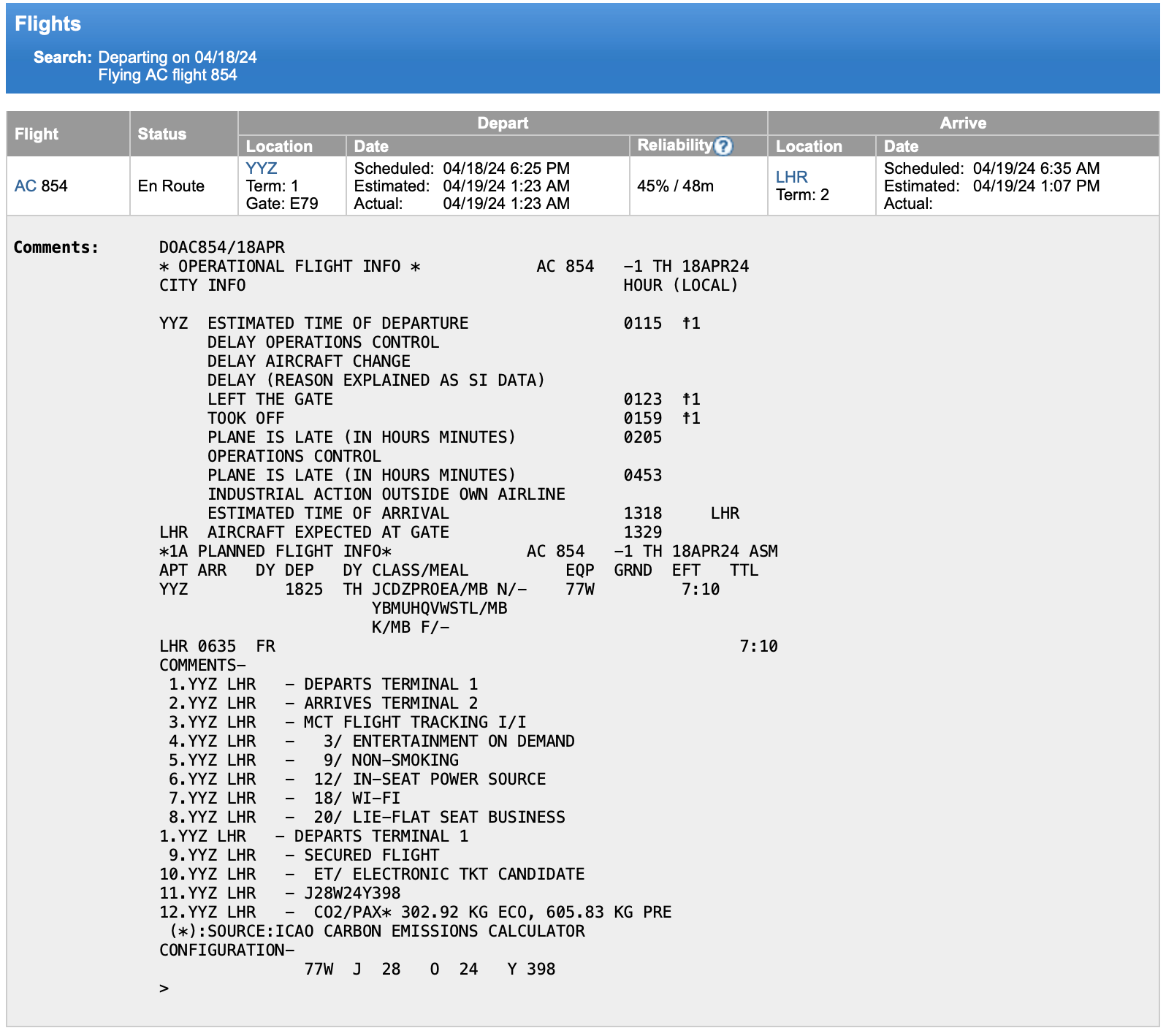 Air Canada Compensation For Delayed/Cancelled Flights - Page 43 ...