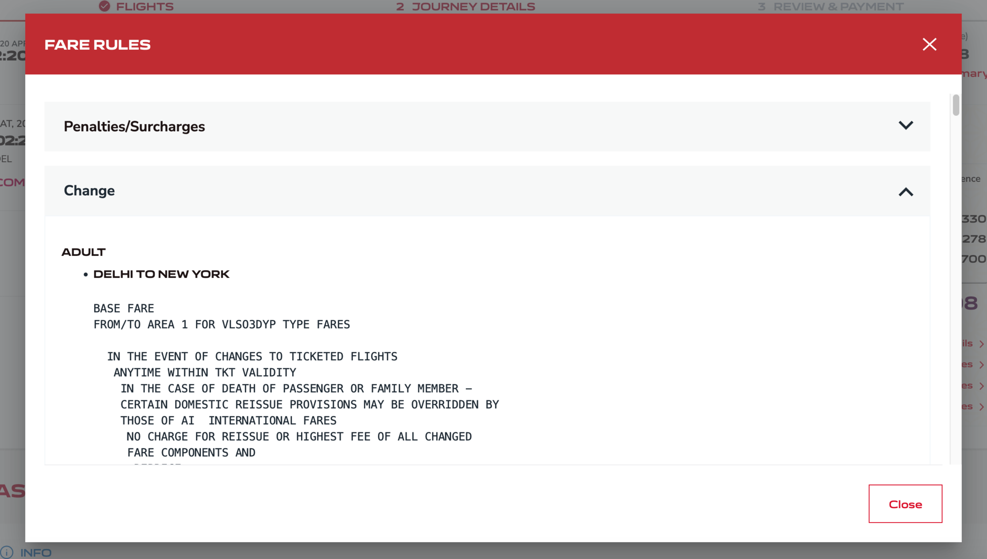 Fare class when booking on airindia.com - FlyerTalk Forums