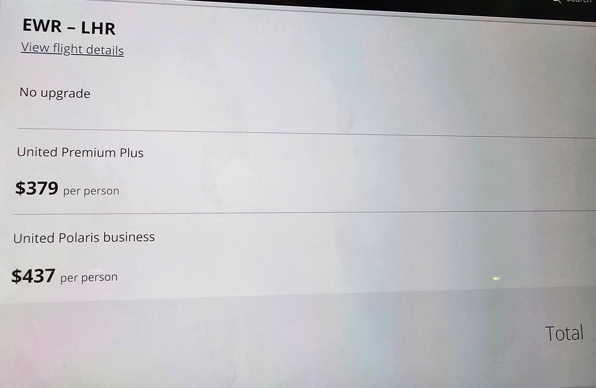 UA Upsell Offers to Business/First/PP at Purchase (PCU) to Day of ...