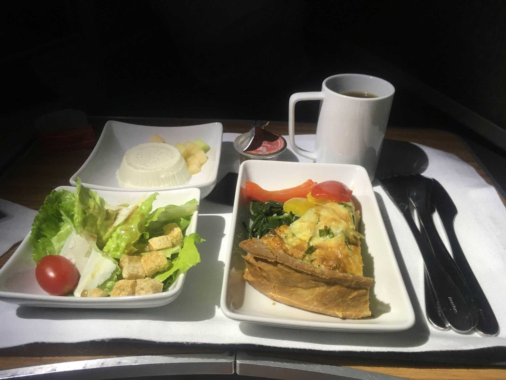 Combined 2017 AA International Meal / Meals - menu / photos / etc ...