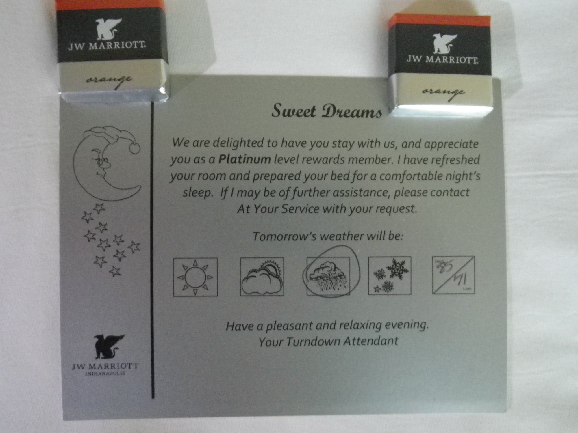 Why no chocolates on pillows? - Page 2 - FlyerTalk Forums