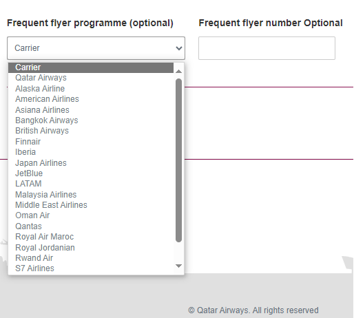 Cannot input CX FF# - FlyerTalk Forums