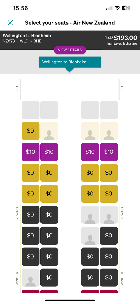 Unavailable seats in seat select? - FlyerTalk Forums