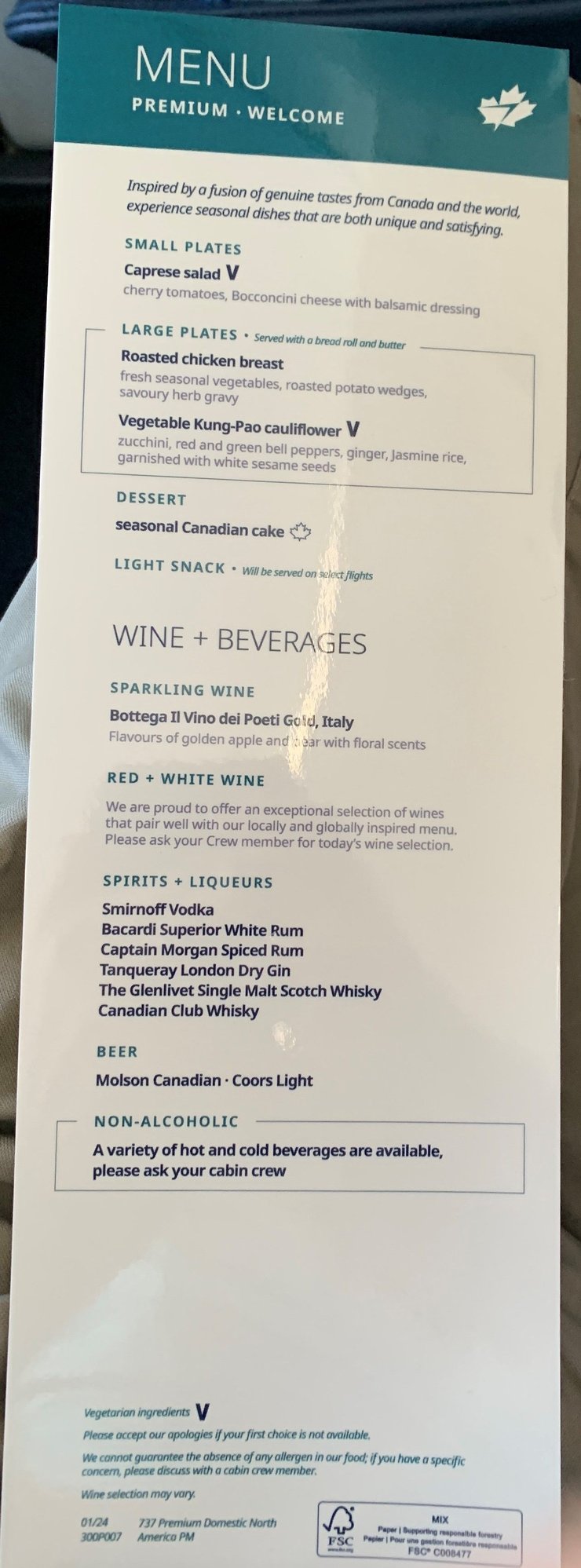Meals on Westjet flights in J, W, and Y cabins - Page 19 - FlyerTalk Forums