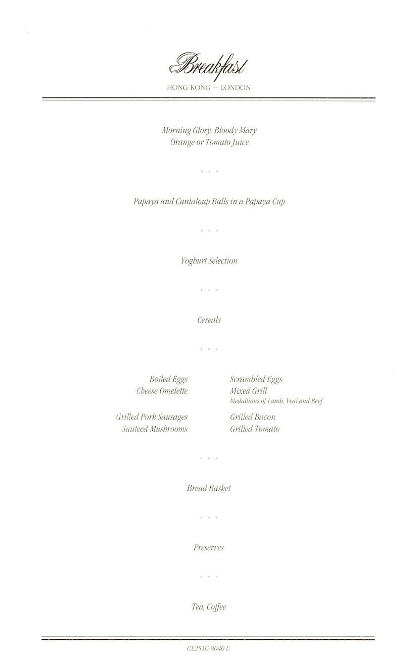 First Class Menus and Experiences From Bygone Years - Page 44 ...