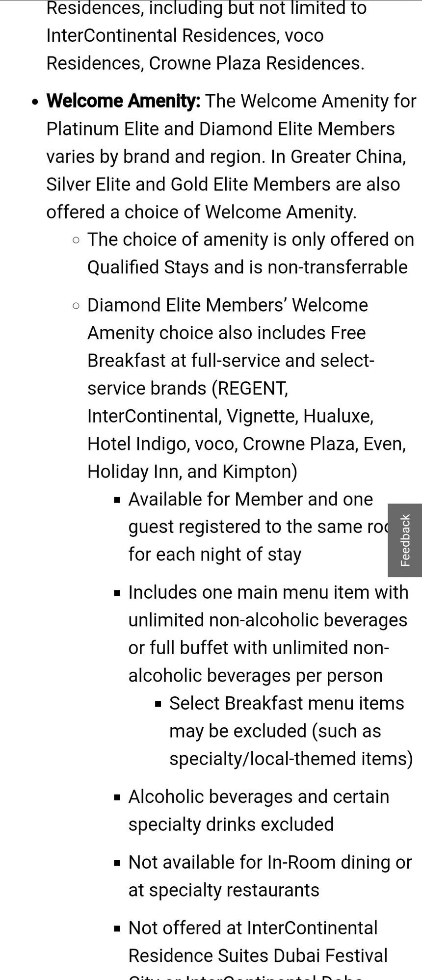 Diamond Breakfast Amenity at Holiday Inn Club Vacations Properties ...