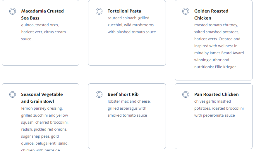 2024 AA International Meal / Meals - menu / photos / etc. (master ...