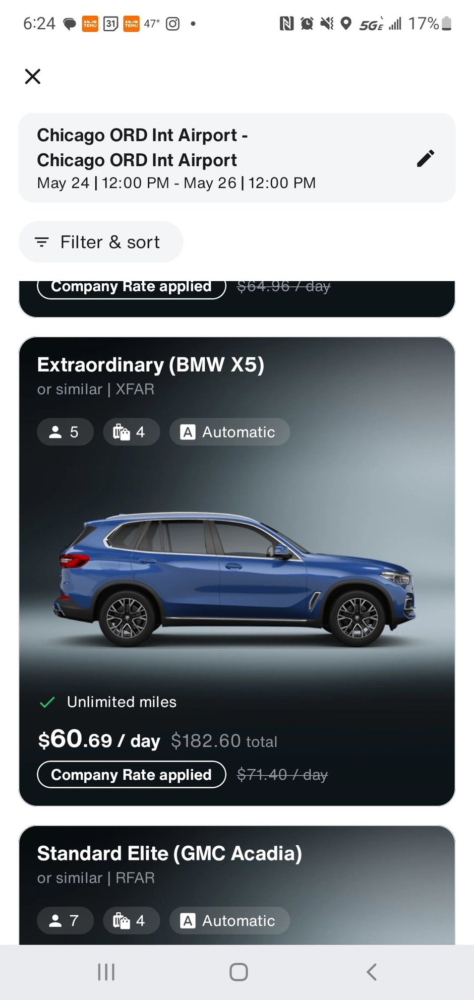 Sixt US Fleet List - Page 13 - FlyerTalk Forums