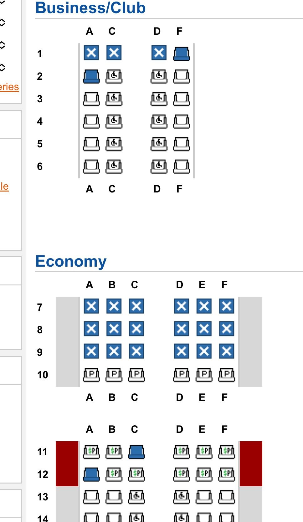 FAQ : 'Theoretical Seating' : Blocked seats / seat blocking and status ...