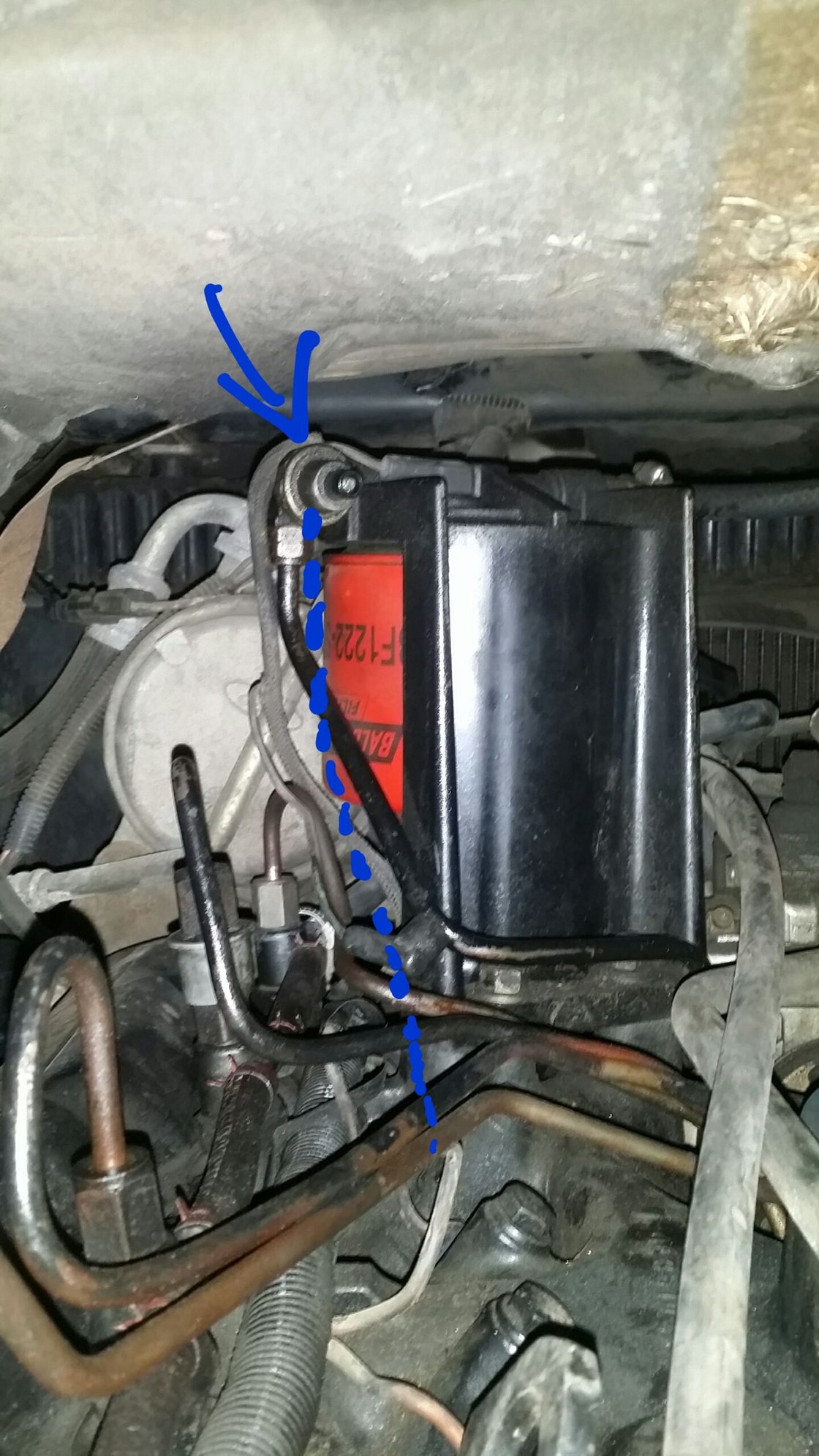 7.3l idi water fuel seperator leak - Ford Truck Enthusiasts Forums