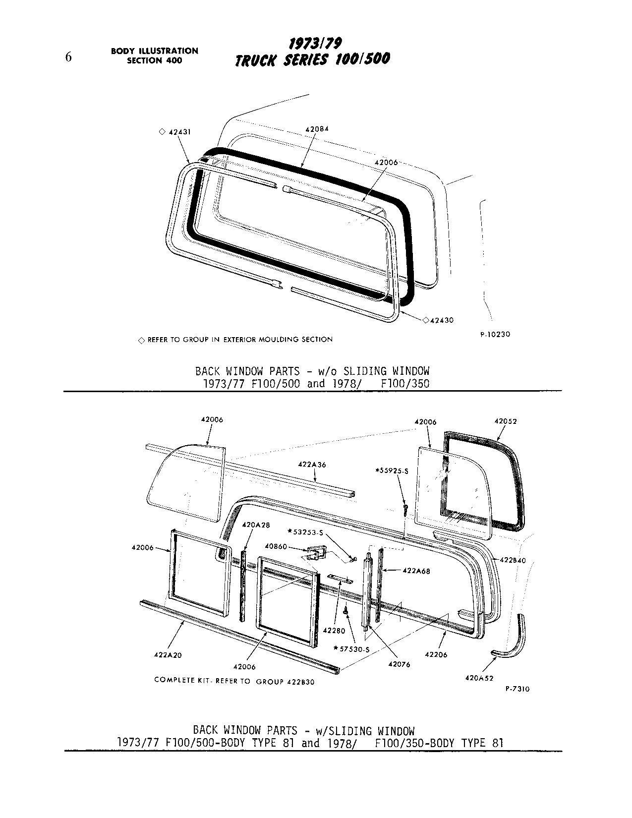 Rear sliding glass window parts needed - Ford Truck Enthusiasts Forums