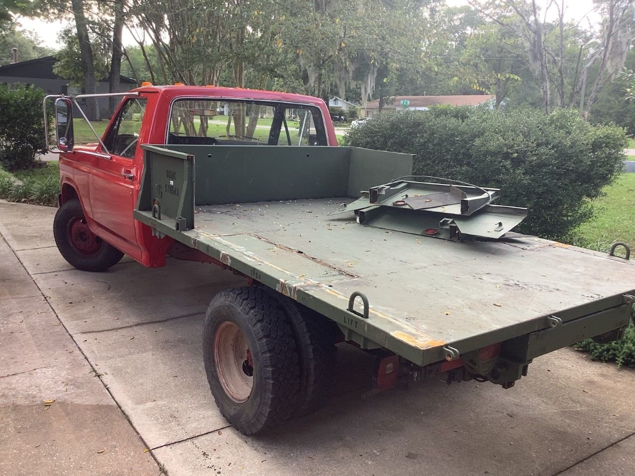 Flatbed from miltary trailer (M105) - Ford Truck Enthusiasts Forums