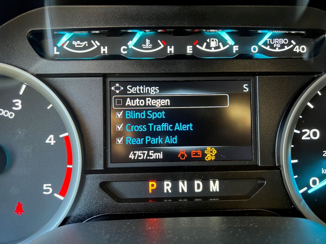 DPF % screen on STX trim - Ford Truck Enthusiasts Forums