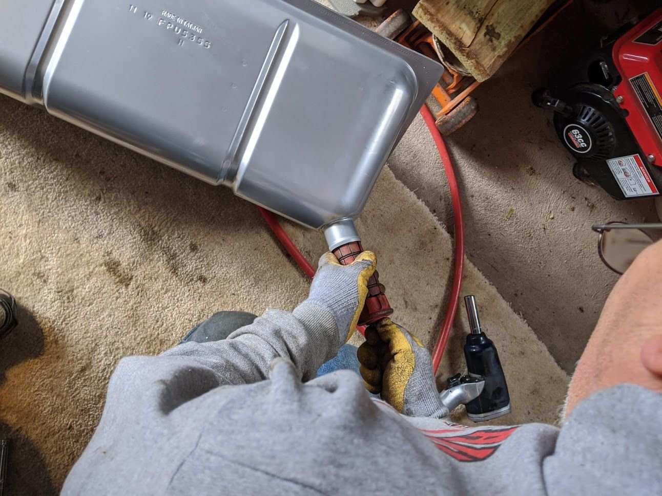 new gas tank arrived damaged: UPDATE - Ford Truck Enthusiasts Forums