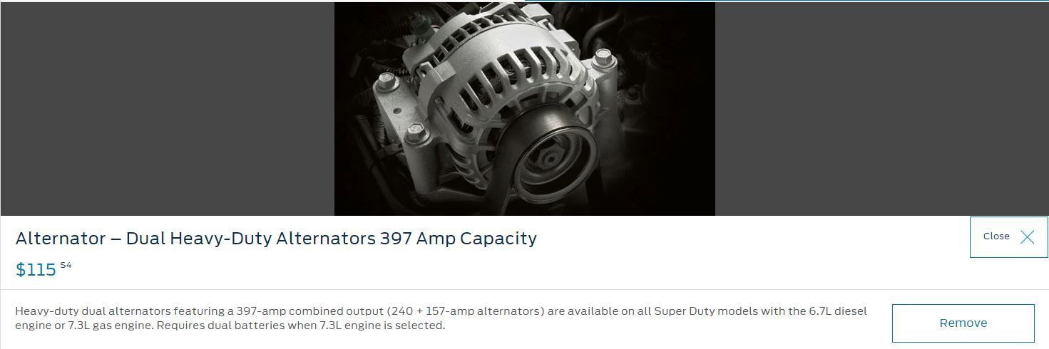 Dual alternators? - Ford Truck Enthusiasts Forums