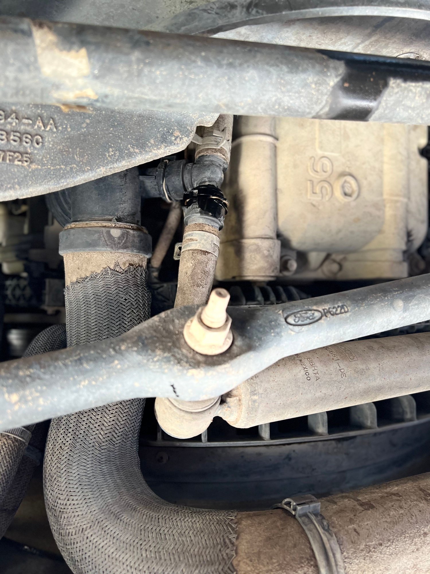 Coolant Leak - T fitting - Bottom Front of the Motor - Ford Truck ...