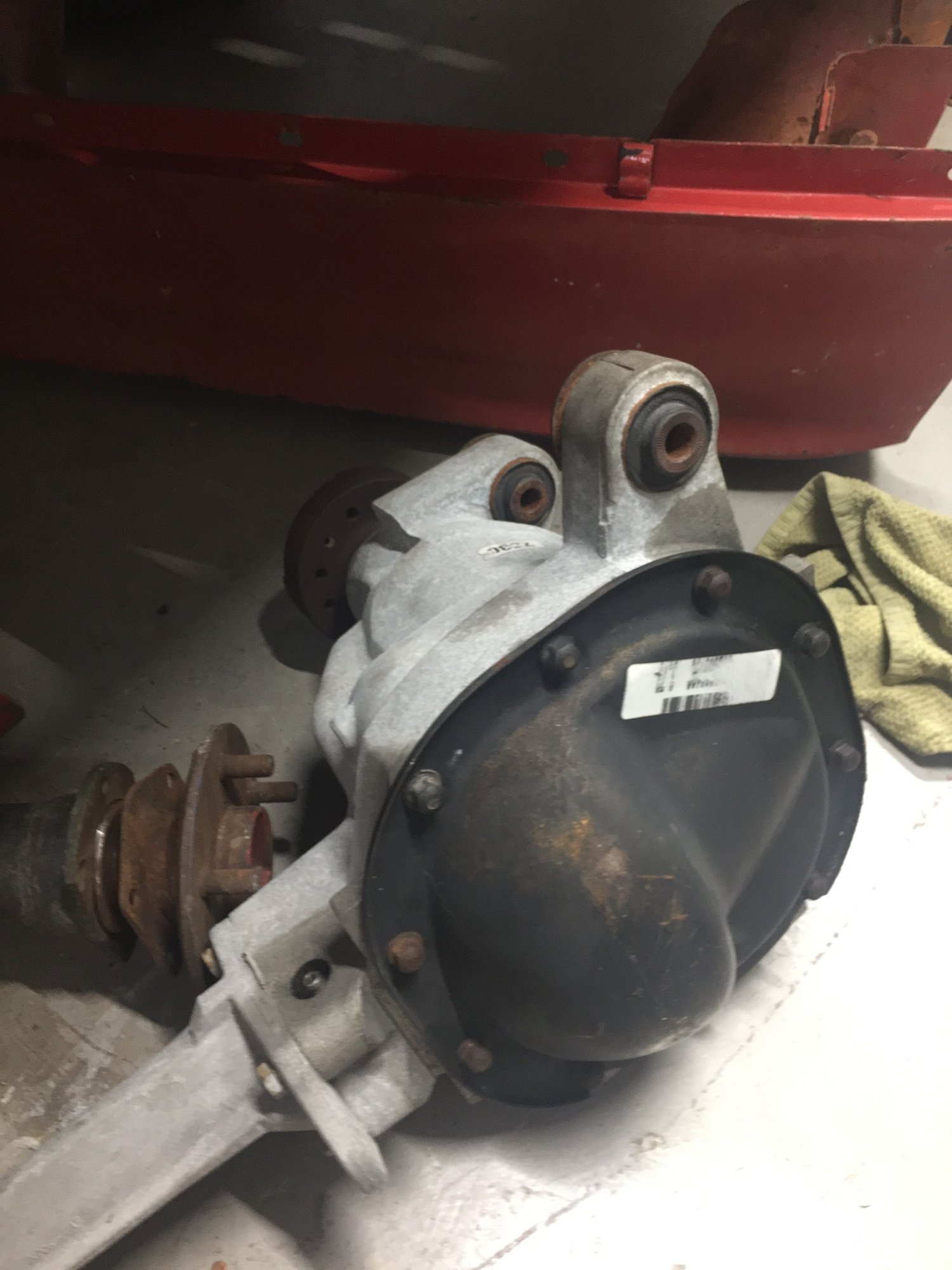 9.75 rear axle with matching 8.8 front axle with 3.73 gears trac loc in ...