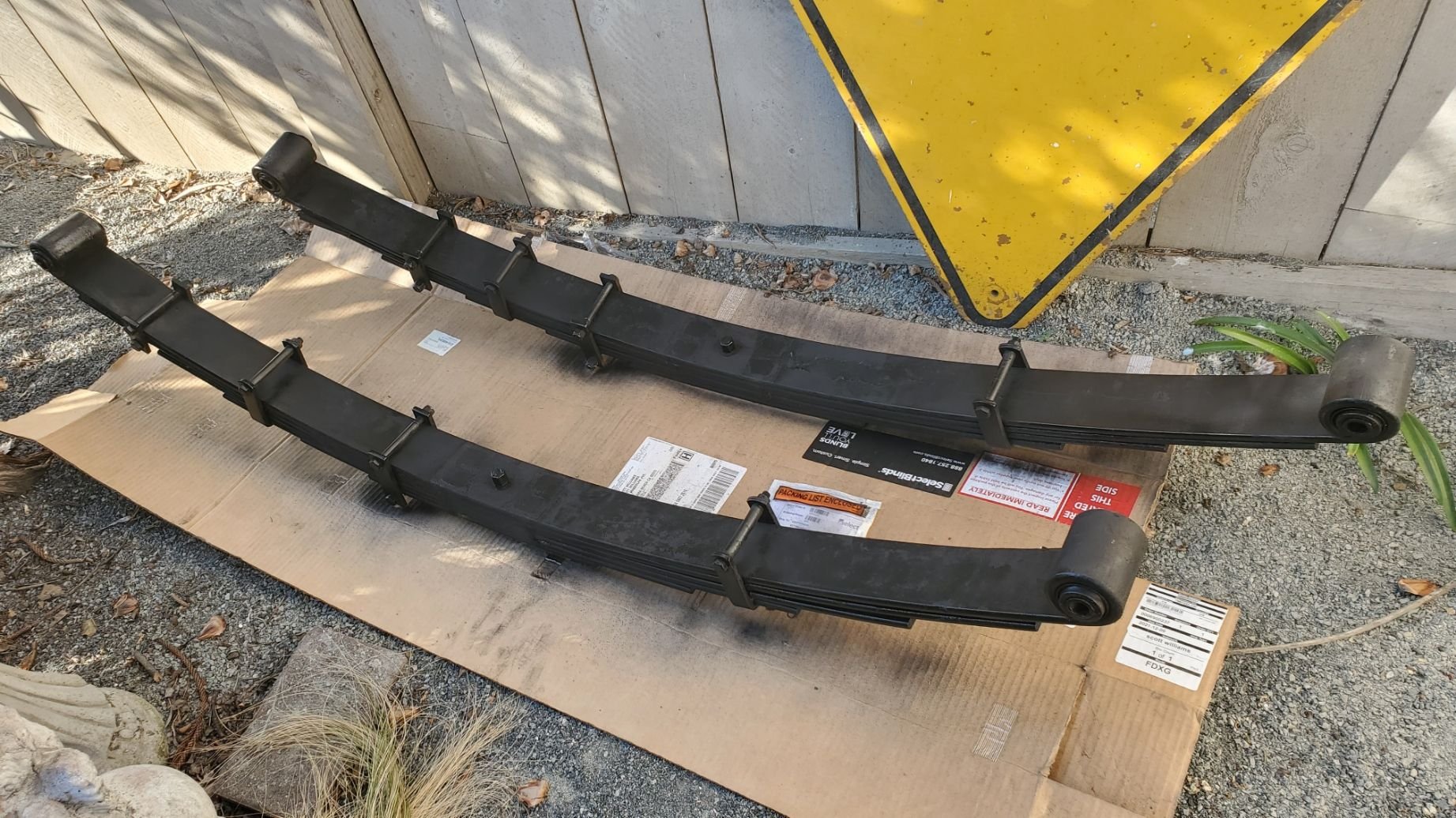 1999-2004 4" Front Leaf Springs (USA Custom Made) - Ford Truck ...