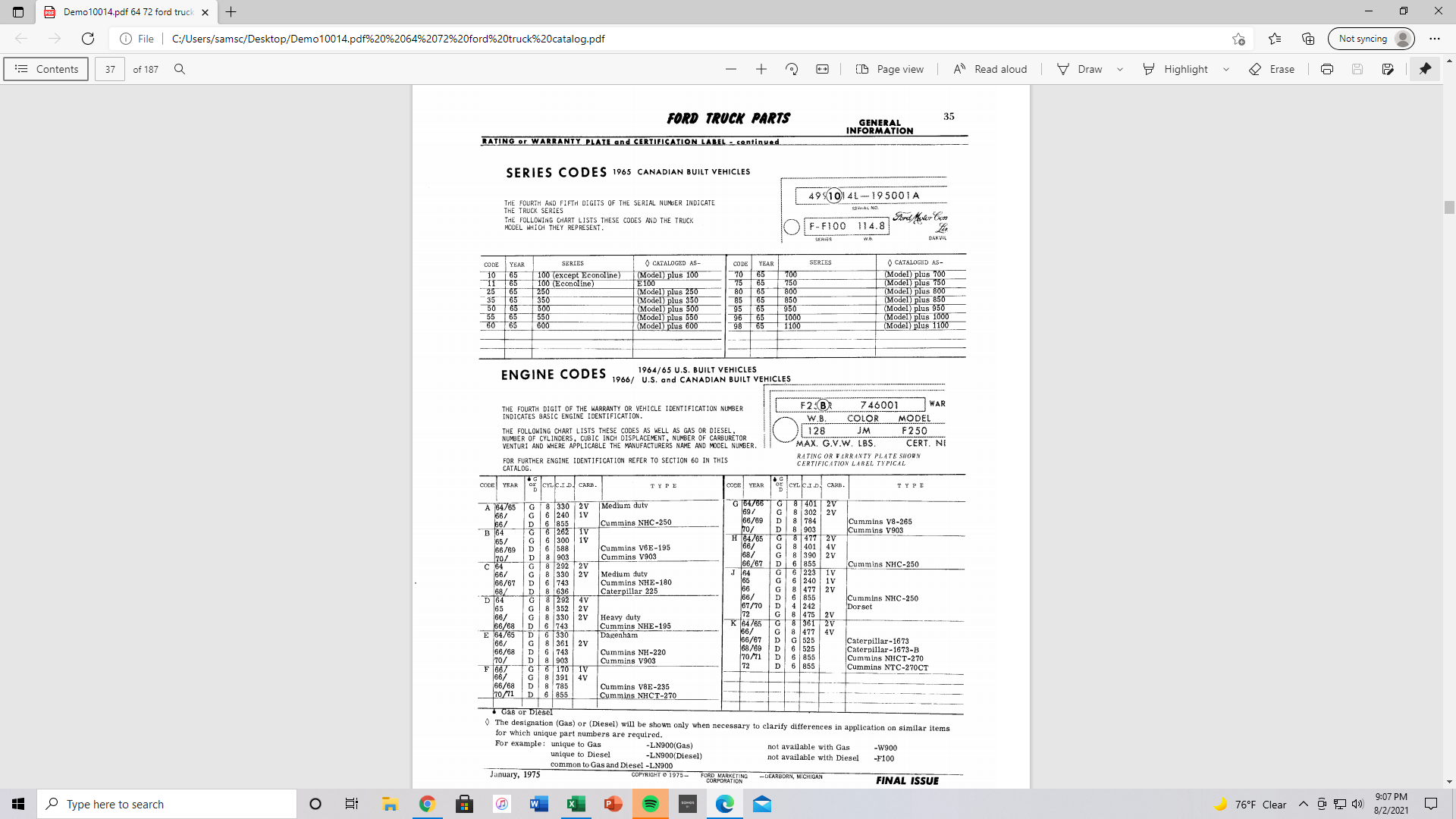 1974 F600 - engine & transmission replacement question - Ford Truck ...