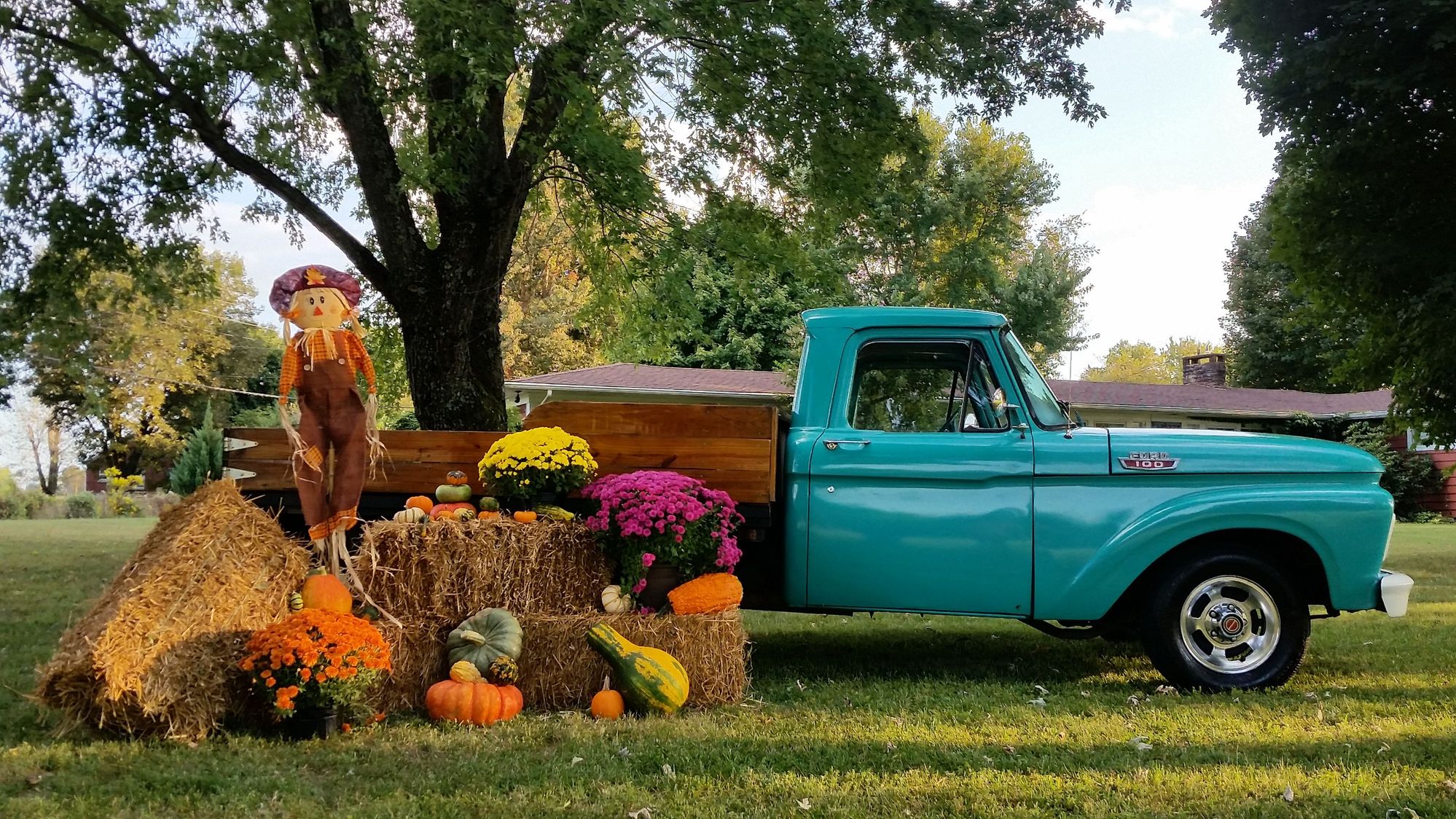 My wife's idea of Fall decorations - Ford Truck Enthusiasts Forums