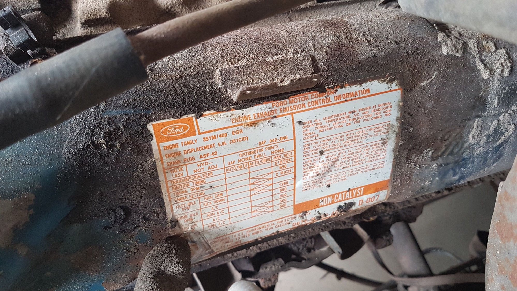 Where can I get a emissions/engine info sticker? - Ford Truck ...