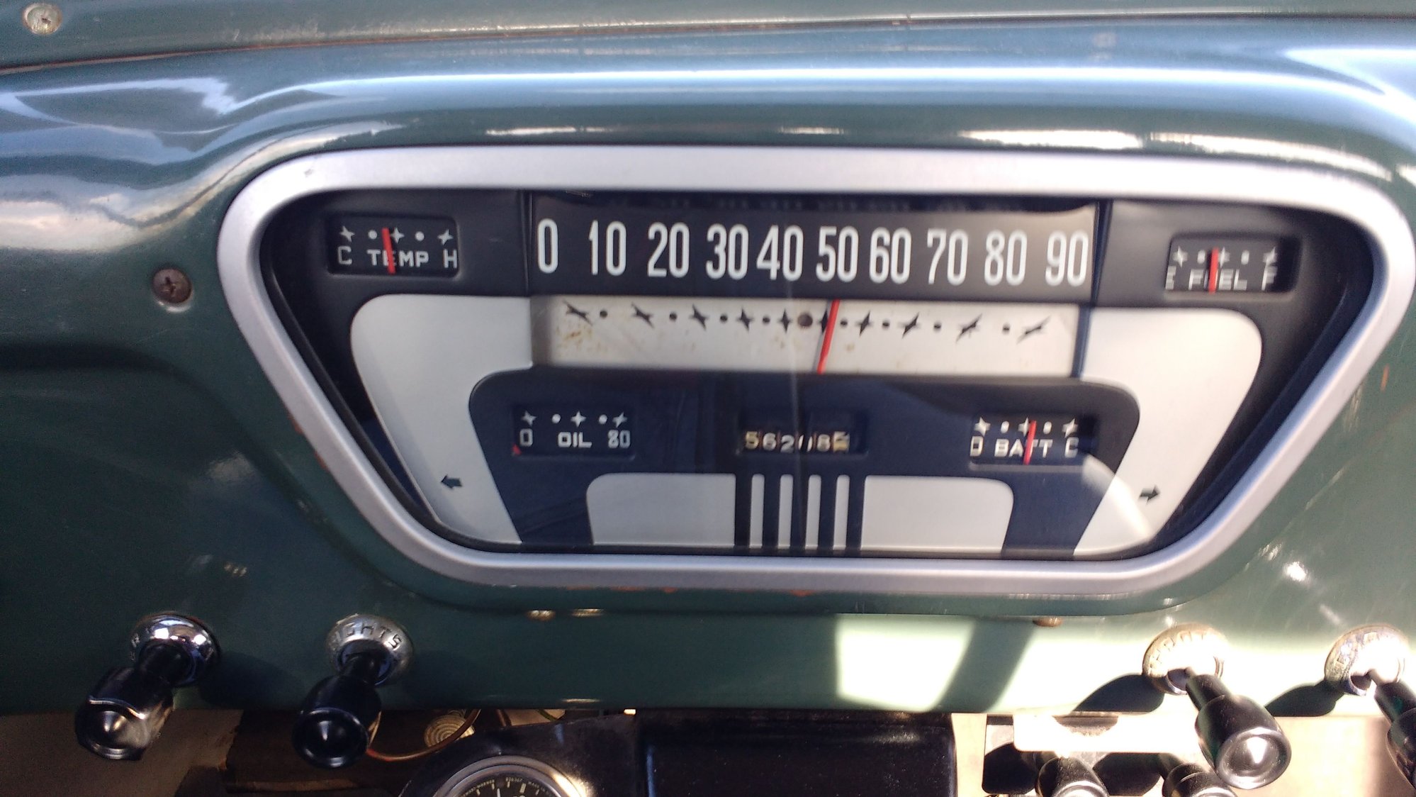 53 F100 original instrument cluster disassembly instructions - Ford ...