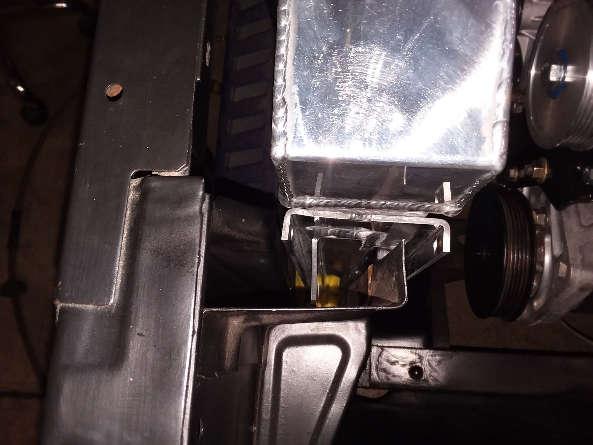 Radiator mounting for more room - Ford Truck Enthusiasts Forums