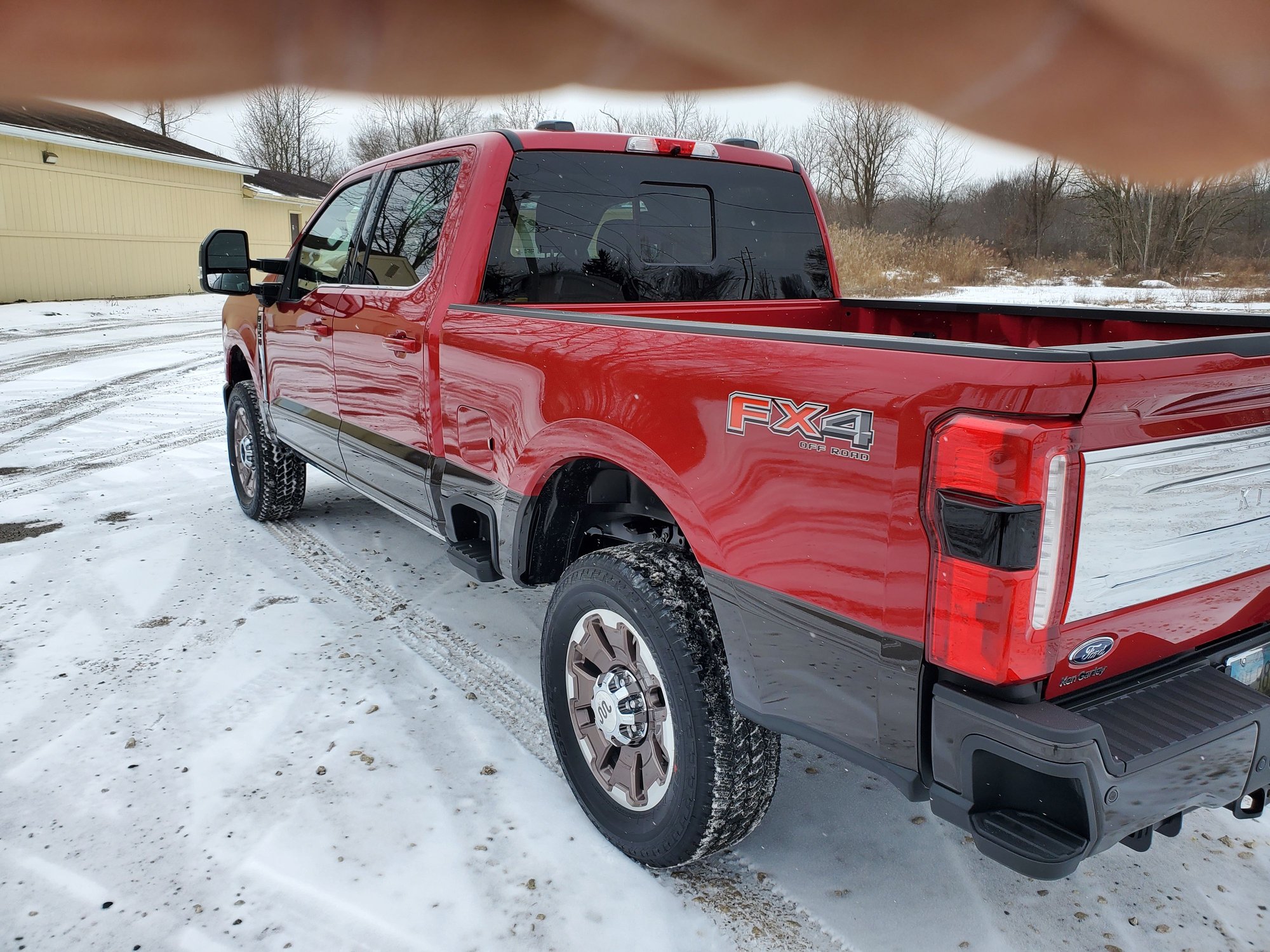 24 F350 Rapid Red/Bronze Metallic King Ranch Updated Mods/Pics From ...