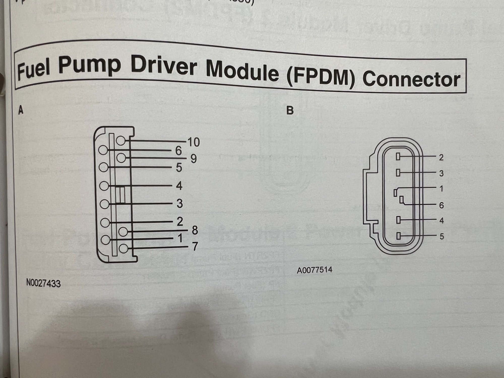 No power to Fuel pump from fuel pump driver despite replacement - Ford ...