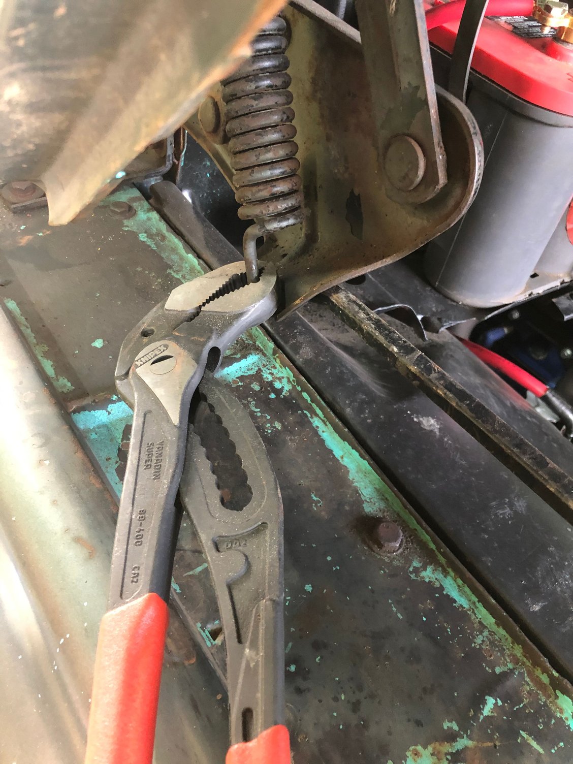 Hood spring adjustment tip - Ford Truck Enthusiasts Forums