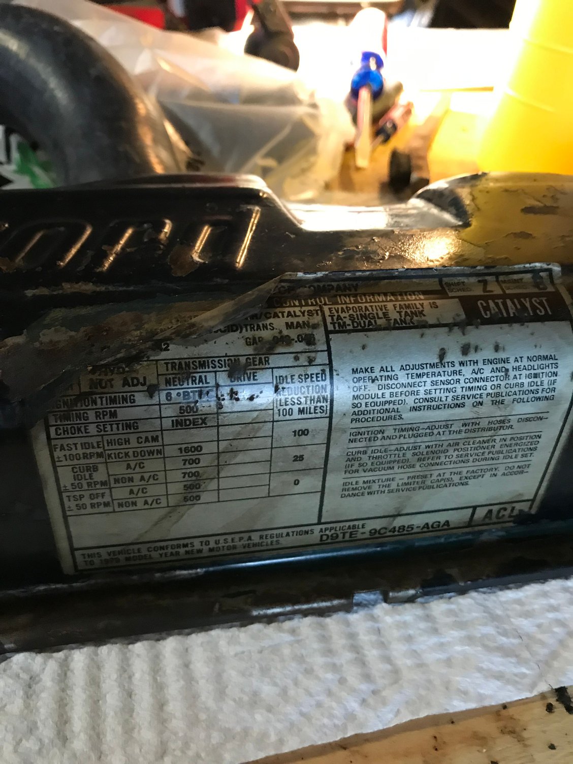 Valve Cover Sticker for 1979 inline 6 - Ford Truck Enthusiasts Forums