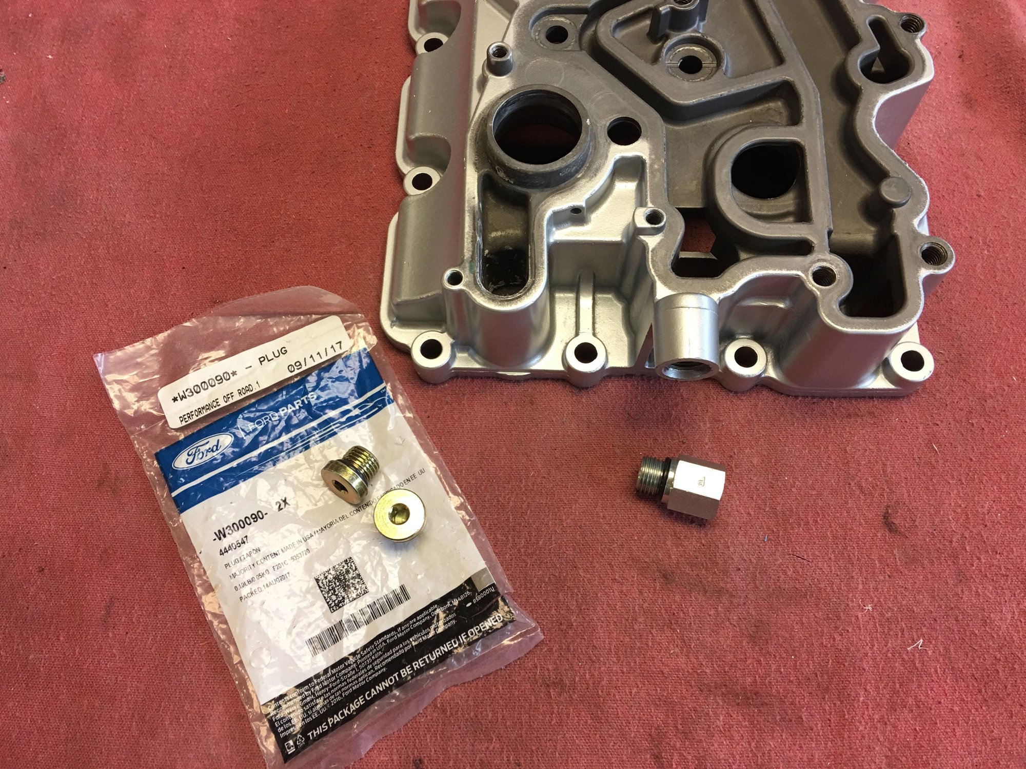 Oil cooler test port - Ford Truck Enthusiasts Forums