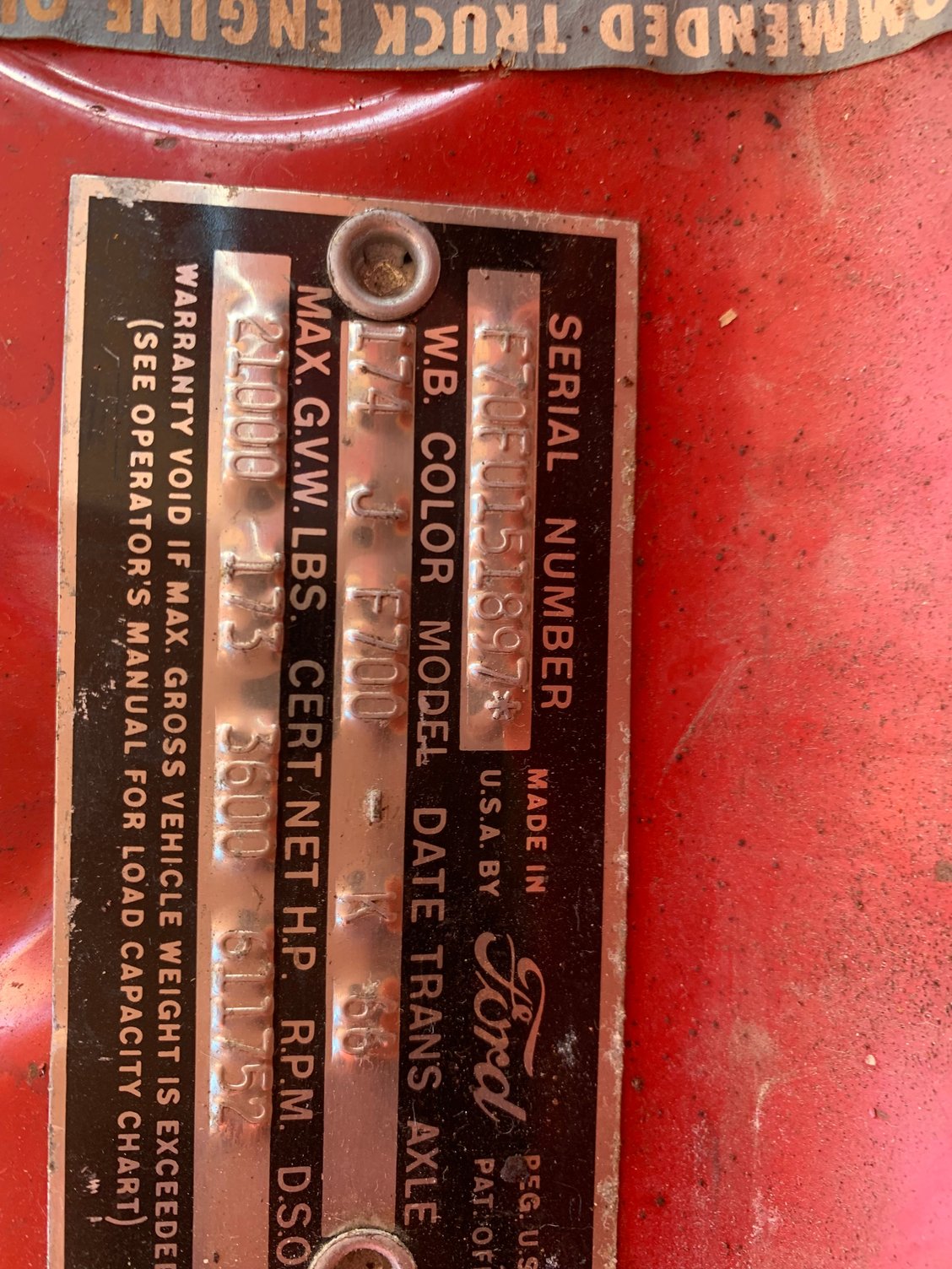 Vin decoding help - Ford Truck Enthusiasts Forums