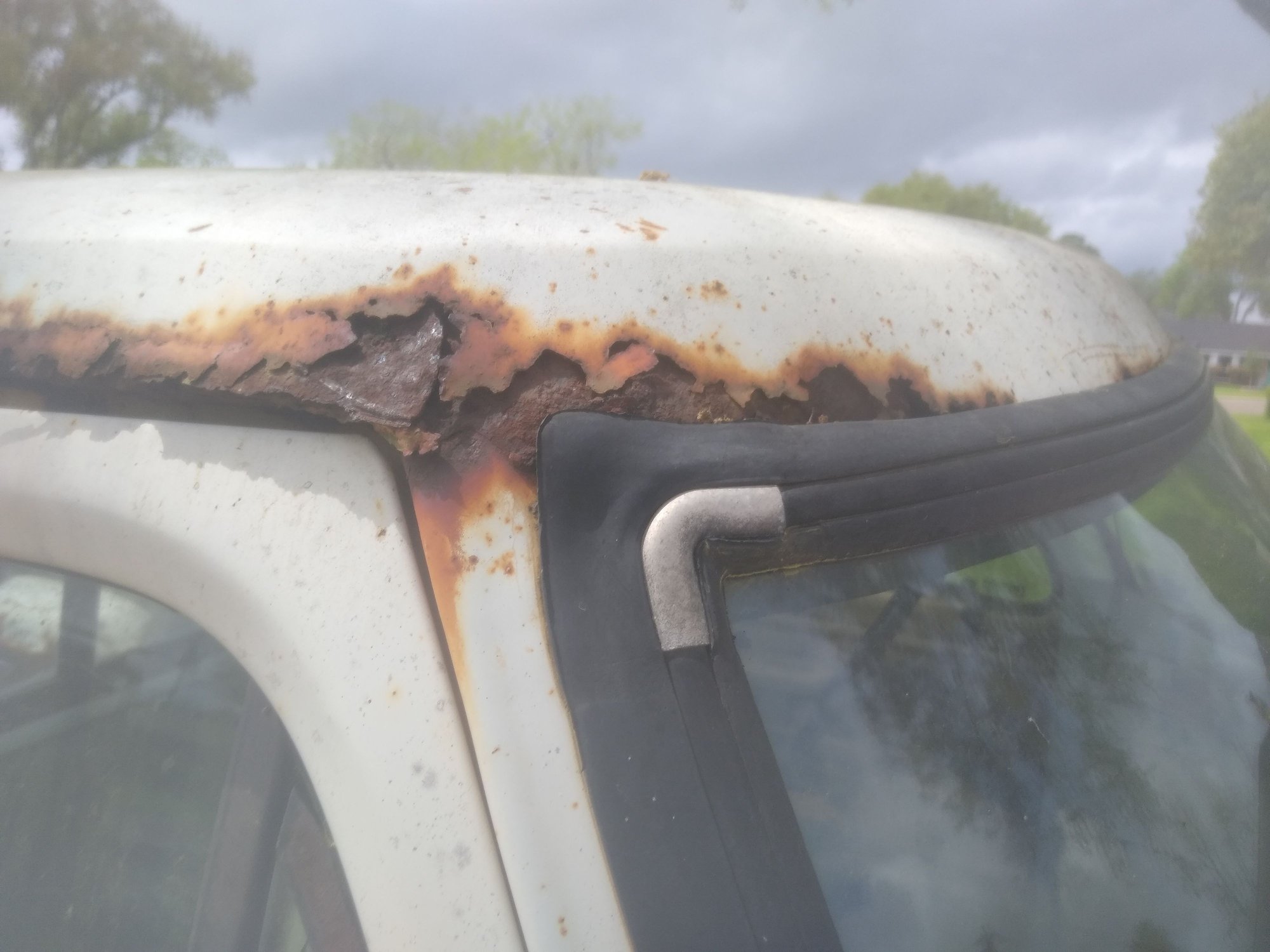 Fixing cab rust around Drip rails - Ford Truck Enthusiasts Forums