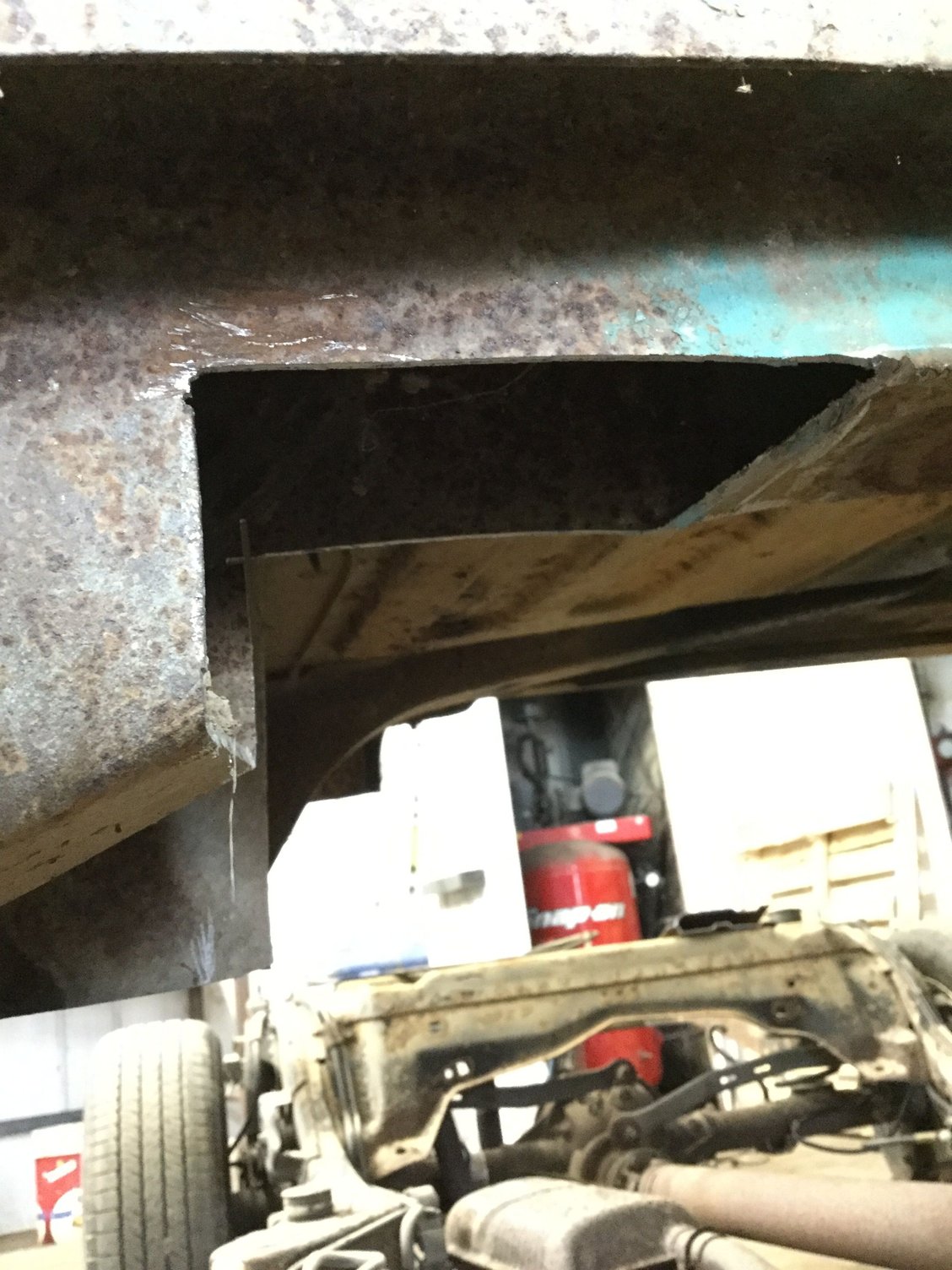 1964 F100 Grand Marquis (Crown Vic) Frame Swap - Ford Truck Enthusiasts ...