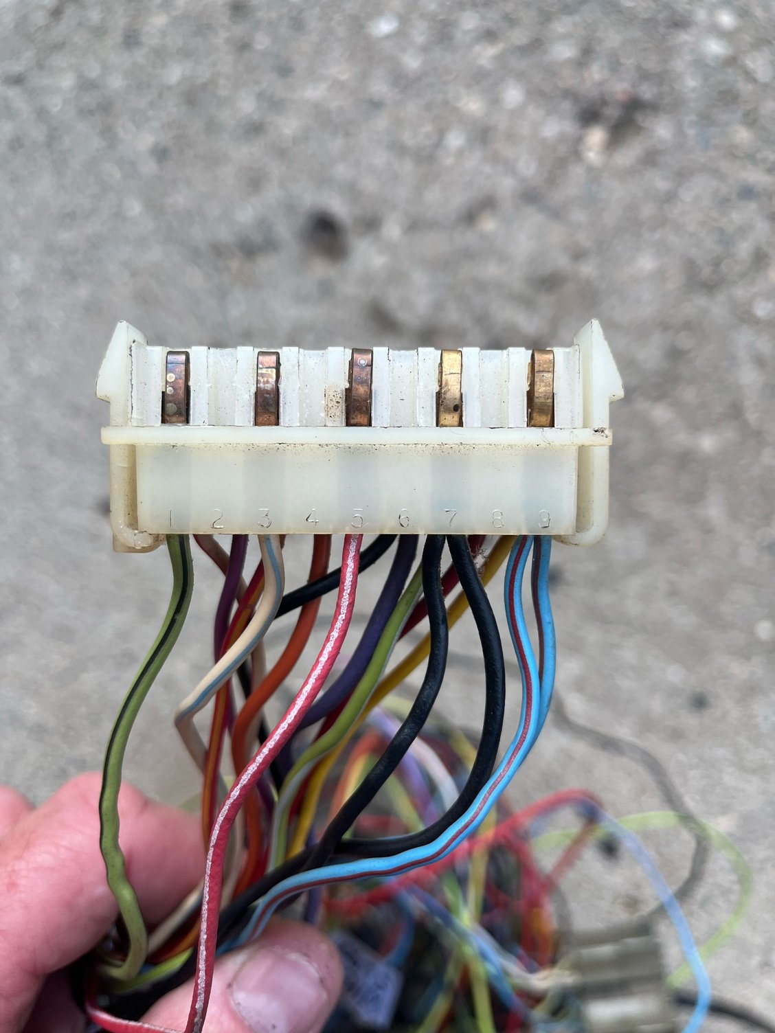 Mystery terminals on '73 instrument cluster harness - Ford Truck ...