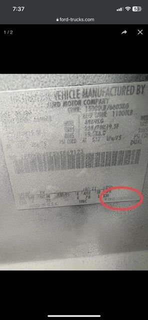 1999 F-450 Emissions Label Missing - Ford Truck Enthusiasts Forums
