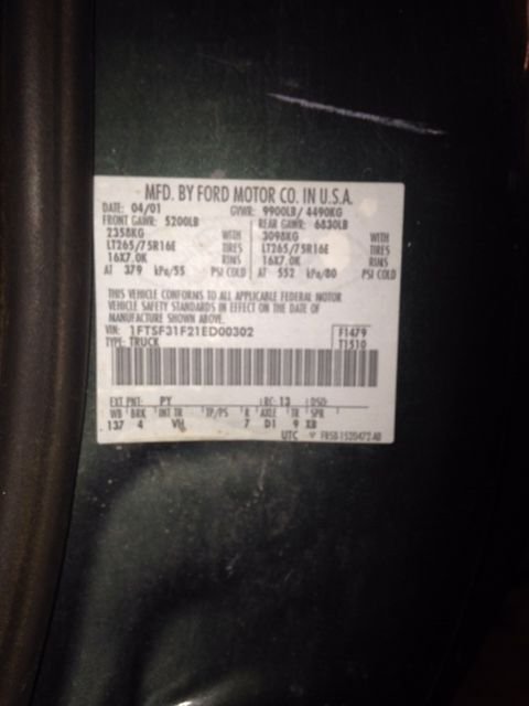 Door sticker - Ford Truck Enthusiasts Forums