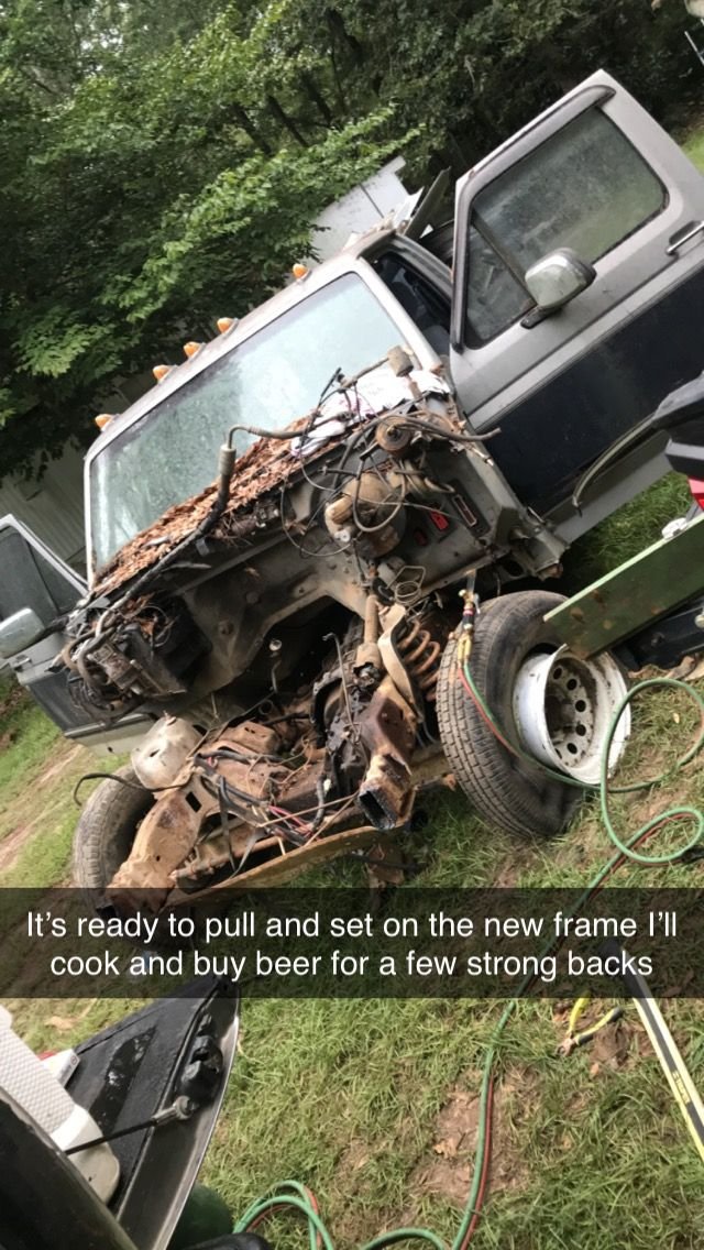 1992 Ford F-150 frame up rebuild from use 1988 frame - Ford Truck ...
