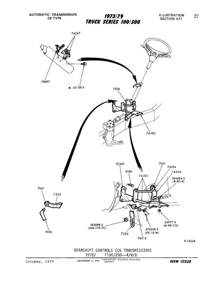 C6 shift linkage removal - Ford Truck Enthusiasts Forums