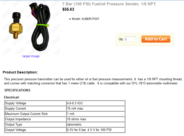 Fuel Pressure problems? Auber Instruments Gauge - Page 6 - Ford Truck ...