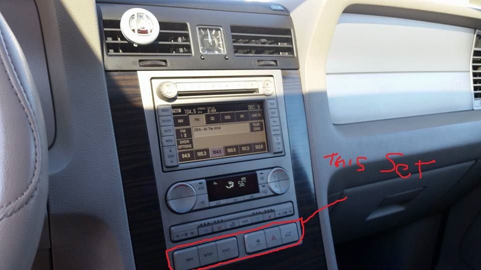 Center Dash Console buttons at bottom not working. - Ford Truck ...