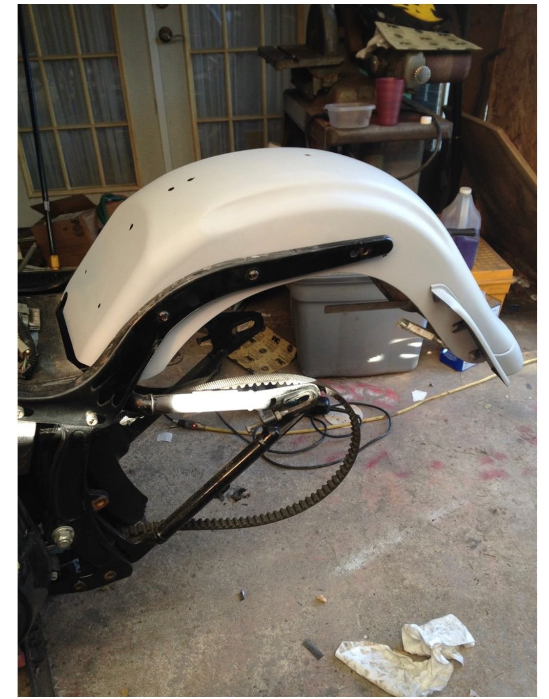 Splicing softail and street gliding fender help? - Harley Davidson Forums