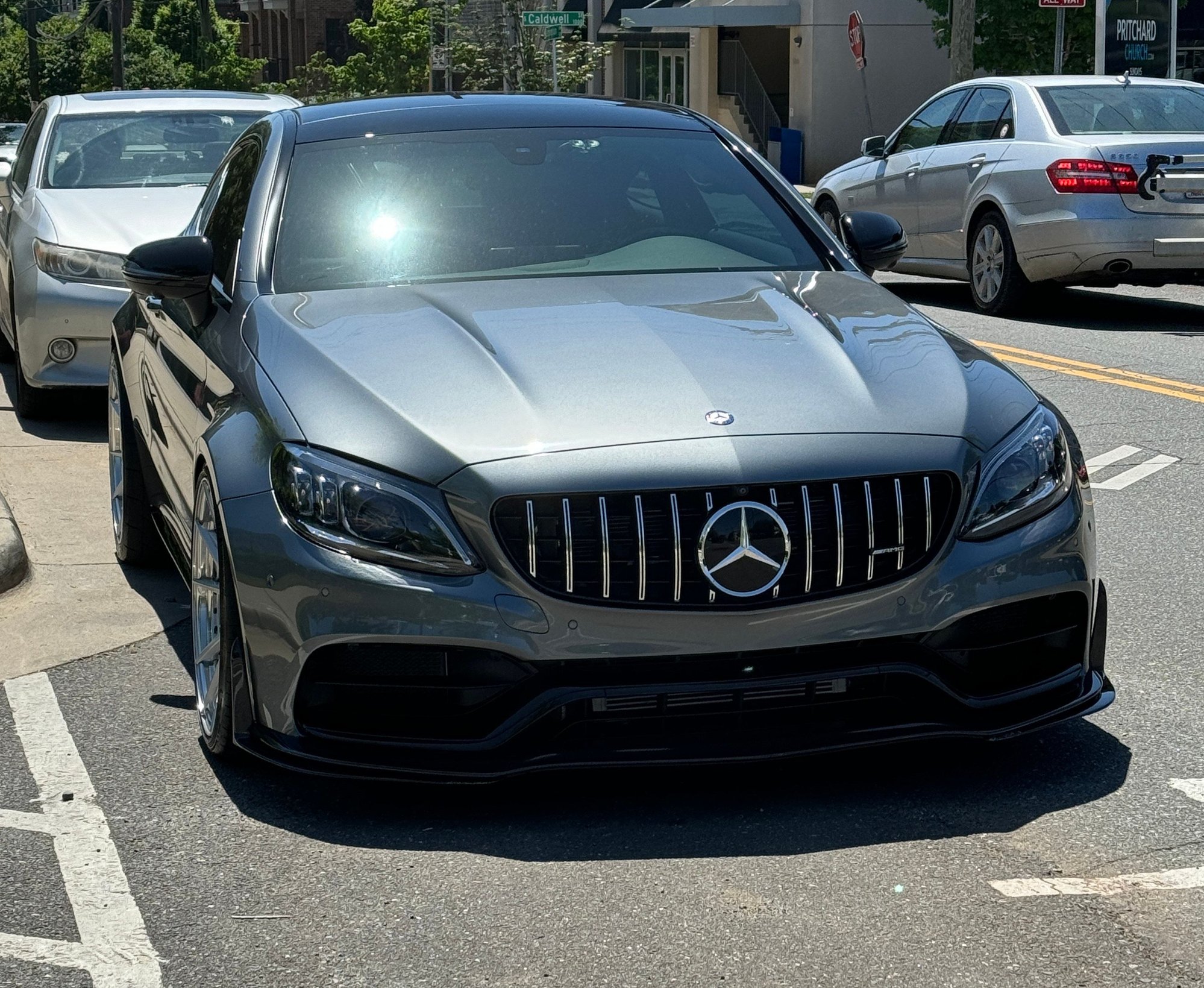 w205 c63/s euro-spec facelift headlights with adapters (PPF'd ...