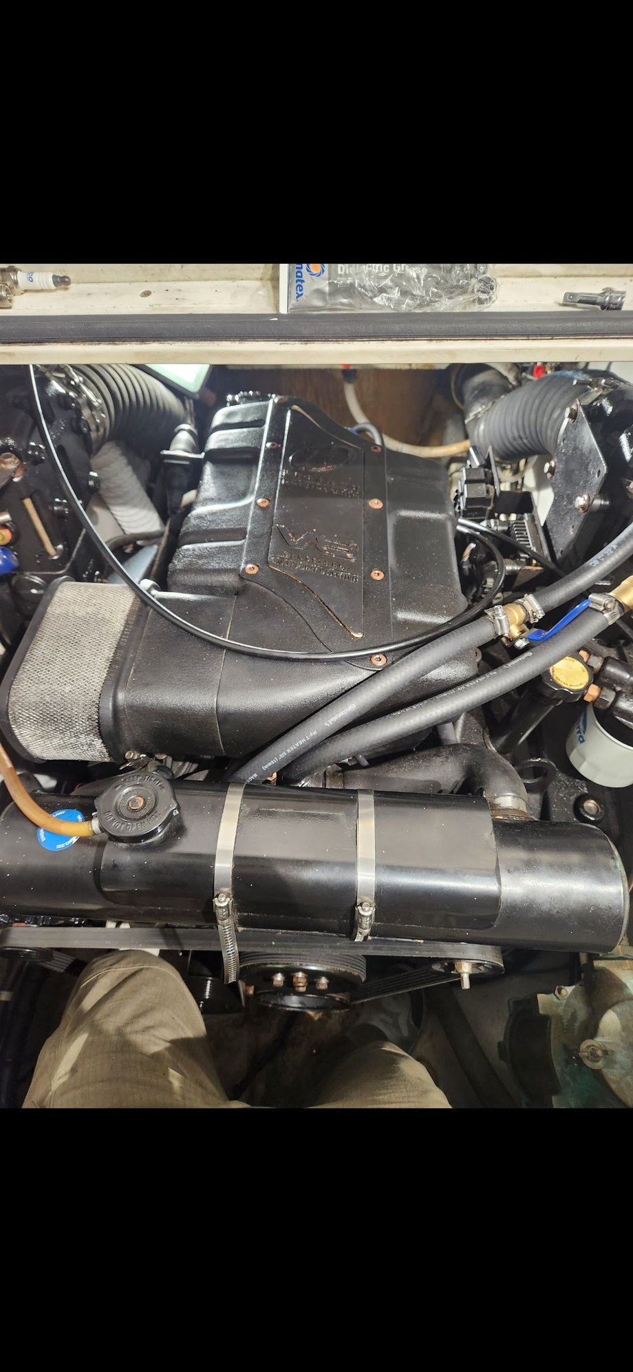 Stainless marine exhaust or keep stock merc - Offshoreonly.com